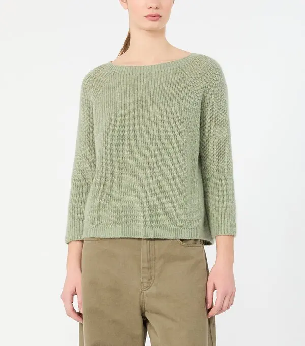 Max Mara Rib-knit Sweater - Green