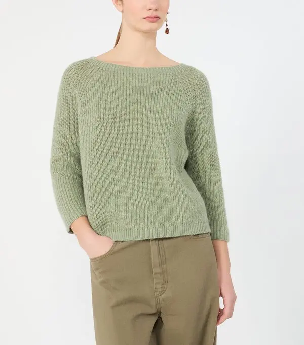 Max Mara Rib-knit Sweater - Green