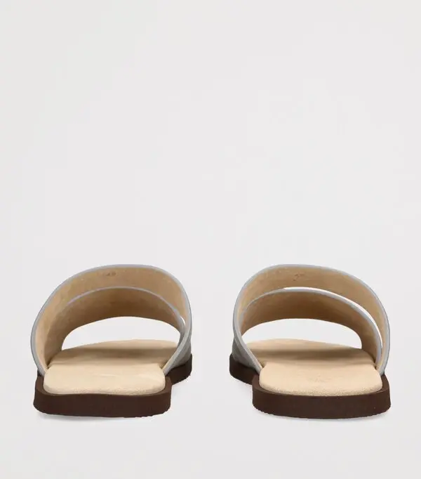 Brunello Cucinelli Leather Slides