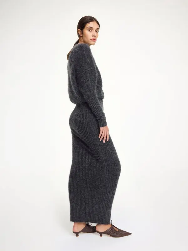 BY MALENE BIRGER Gislaine Hairy Mohair Maxi Dress