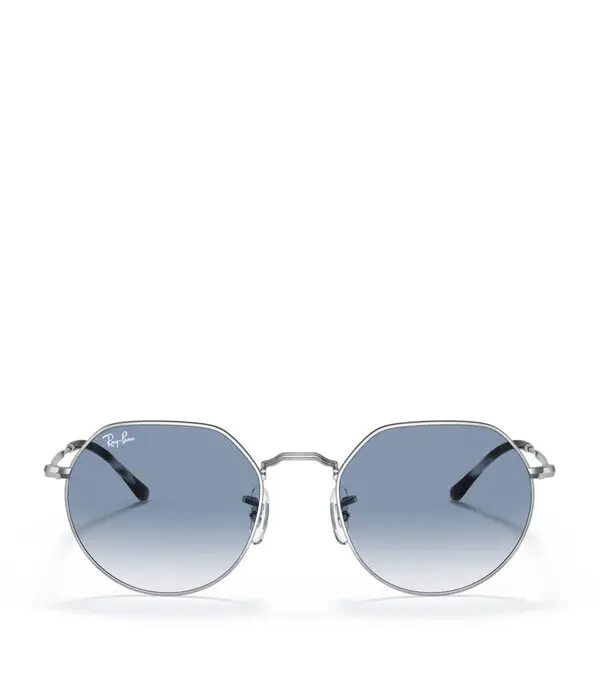 Ray-ban Metal Jack Round Sunglasses - Silver