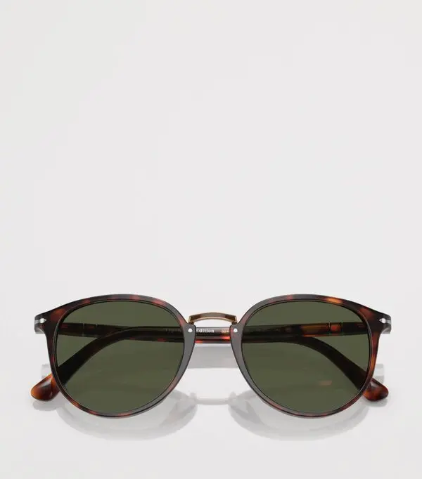 Persol Acetate Rounded Square Sunglasses