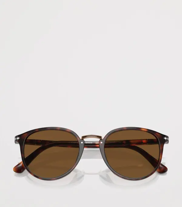 Persol Acetate Rounded Square Sunglasses