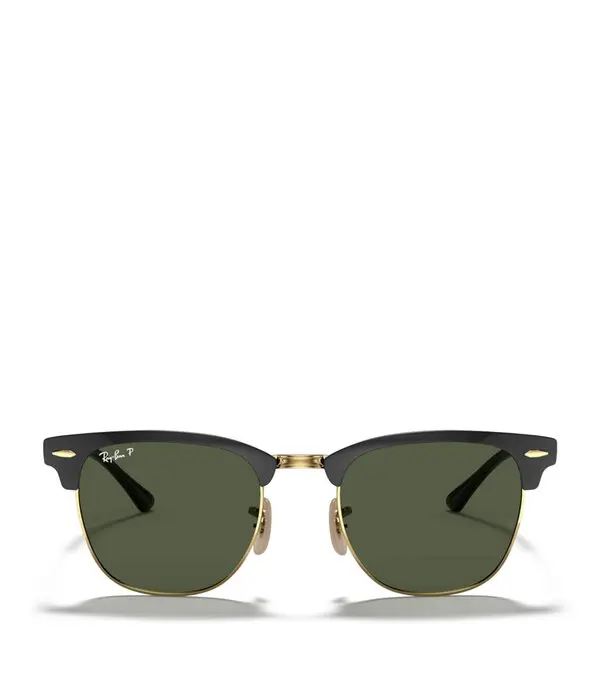 Ray-ban Clubmaster Metal Square Sunglasses - Black