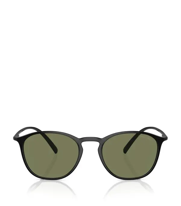 Giorgio Armani Round Sunglasses - Black