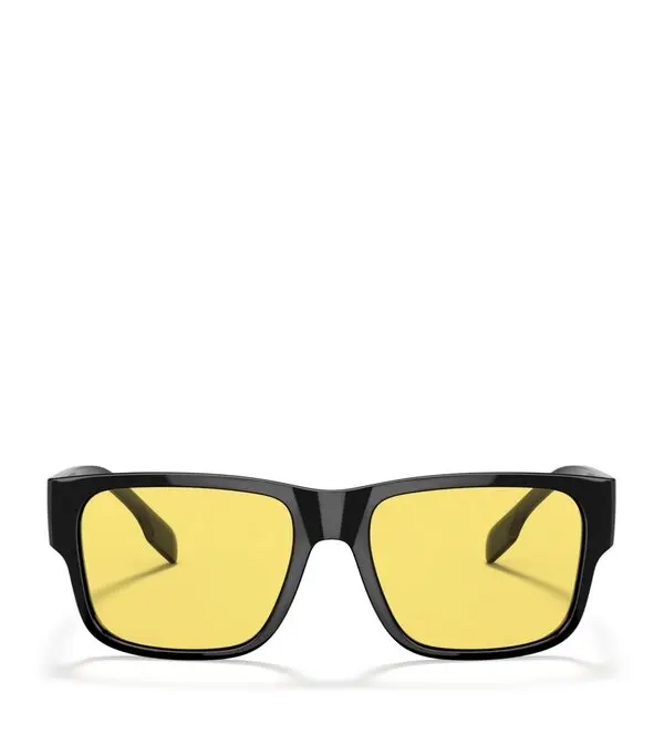 Burberry Knight Square Sunglasses - Black