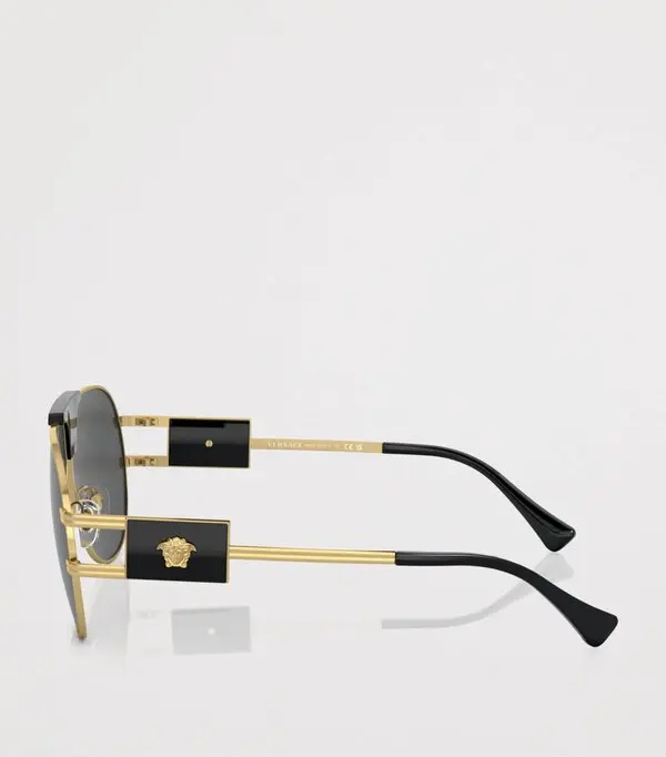 Versace Medusa Pilot Sunglasses