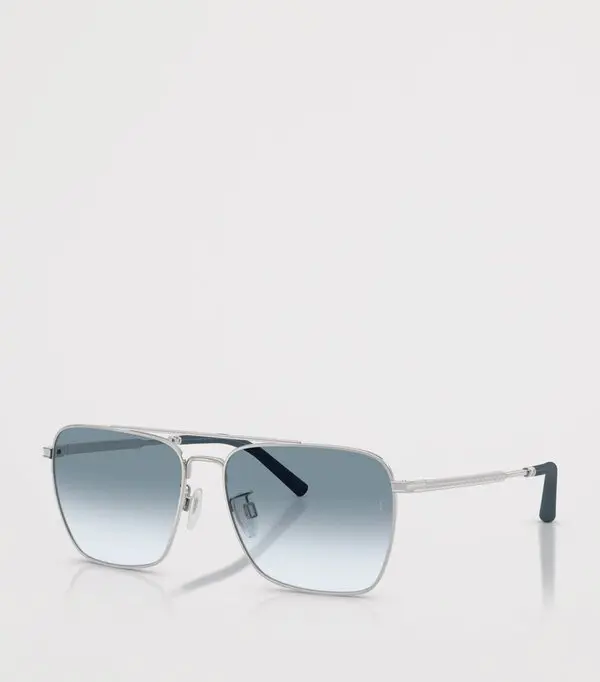 Oliver Spencer R-15 Metal Square Sunglasses