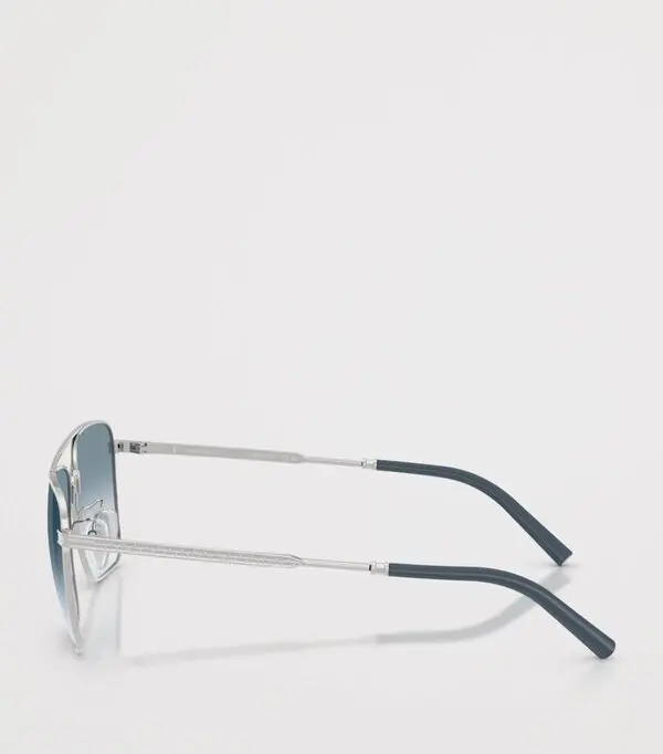 Oliver Spencer R-15 Metal Square Sunglasses