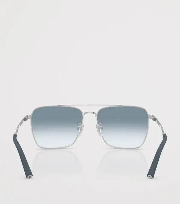 Oliver Spencer R-15 Metal Square Sunglasses