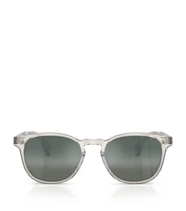 Oliver Spencer Finley Esq. Round Sunglasses - Grey