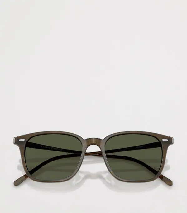 Oliver Spencer Laedin Square Sunglasses - Green
