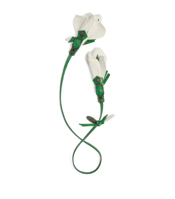 Balenciaga Le City Roses Bag Charm - Green