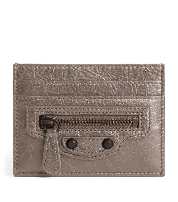 Balenciaga Leather Le City Card Holder - Pink
