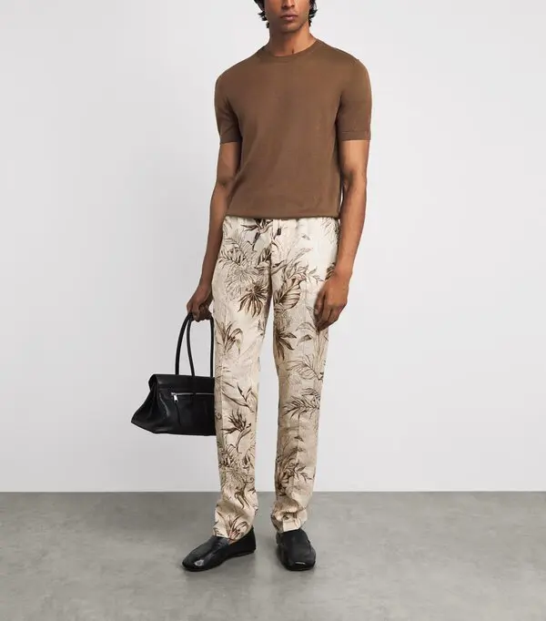 Isaia Silk-cashmere T-shirt
