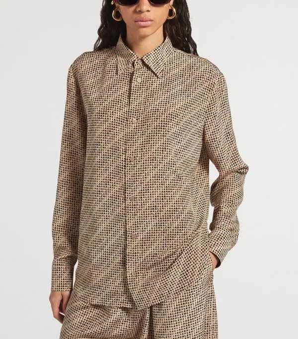 Balenciaga Logo Print Shirt