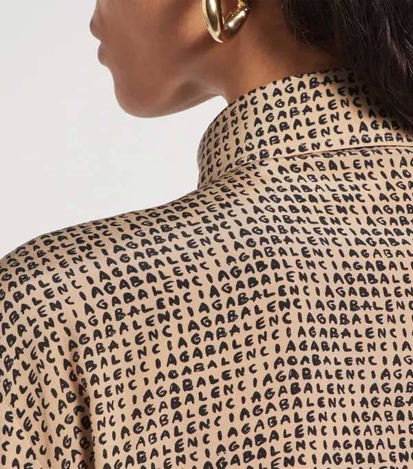 Balenciaga Logo Print Shirt