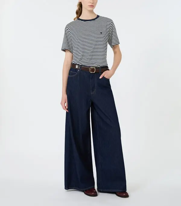 Max Mara High-rise Wide-leg Jeans