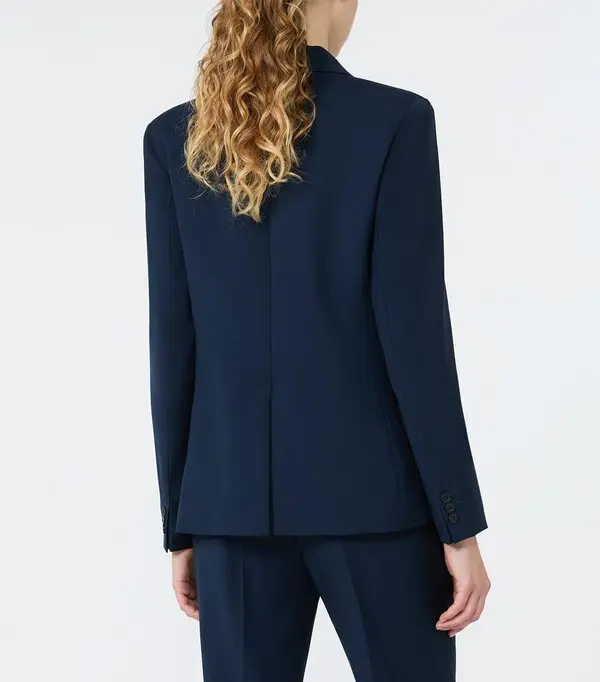 Max Mara Virgin Wool Single-breasted Blazer