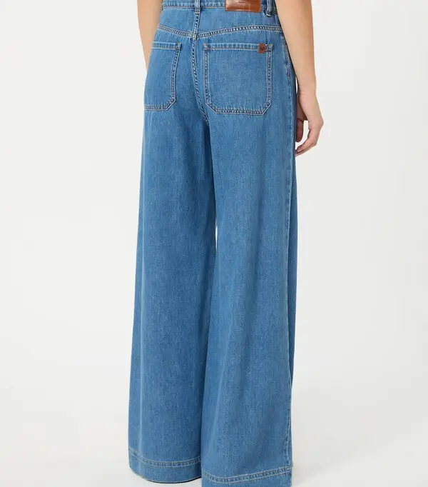 Max Mara High-rise Wide-leg Jeans