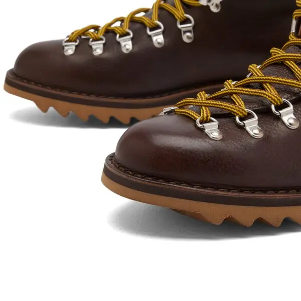 FRACAP M120 Ripple Sole Scarponcino Boots - Dark Brown