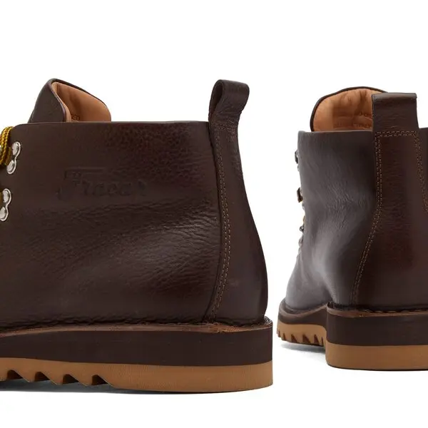 FRACAP M120 Ripple Sole Scarponcino Boots - Dark Brown