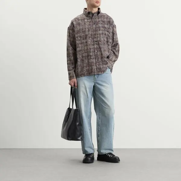 PICANTE Rocco Bleached Check Shirt
