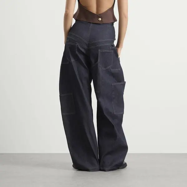 TOLU COKER Banana Denim Pants - Navy