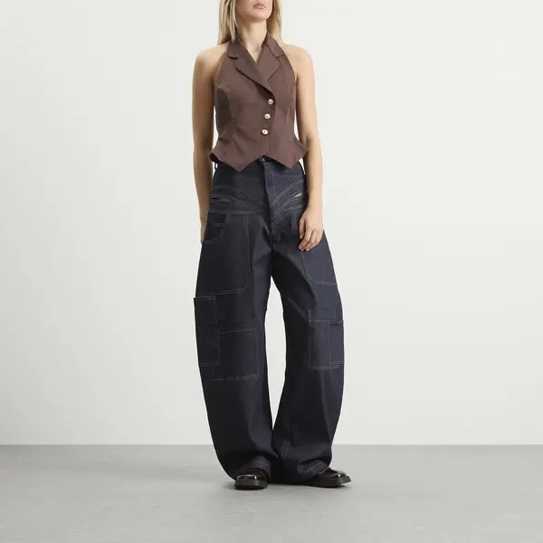 TOLU COKER Banana Denim Pants - Navy