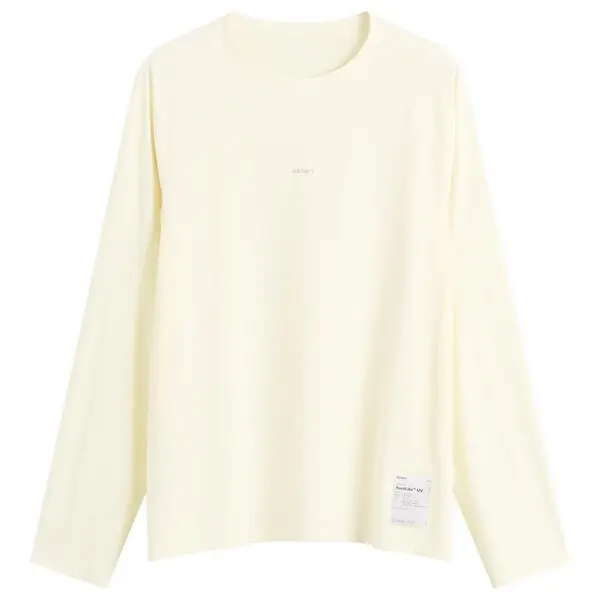 Satisfy Auralite Uv Long Tee - Transparent Yellow