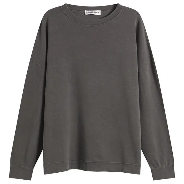 Our Legacy Washed Slack Sweatshirt - Black