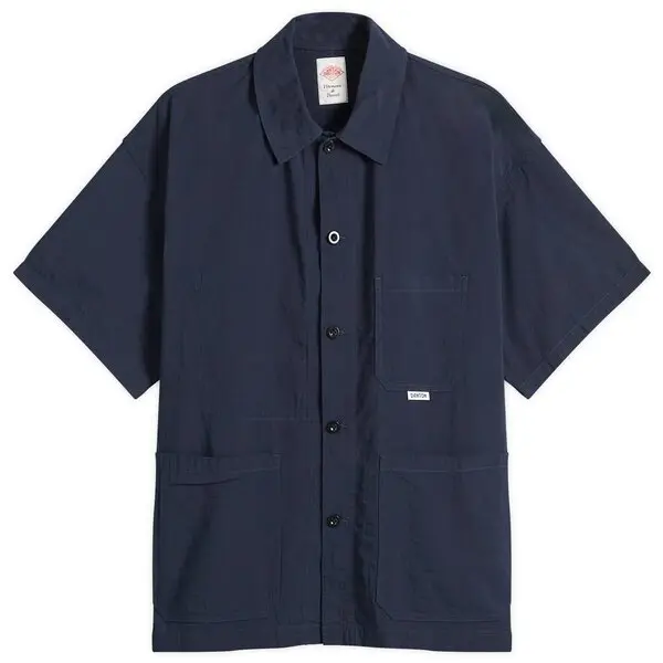 DANTON Coverall Short Sleeve Shirt - Navy