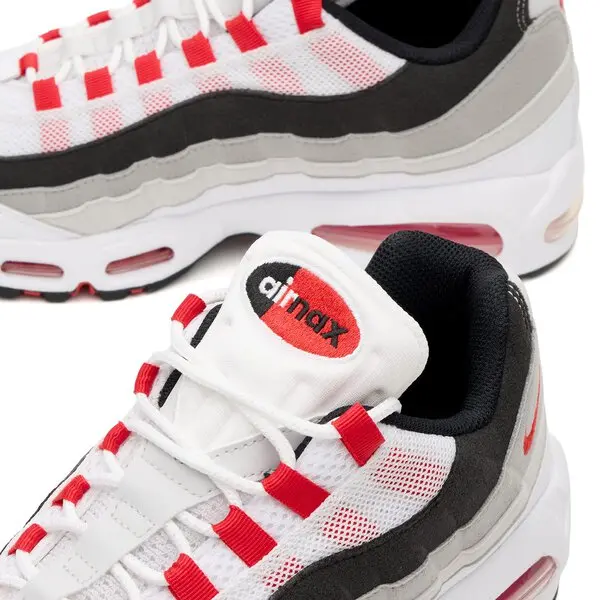 Nike Max 95 Big Bubble Sneaker - White/red/black