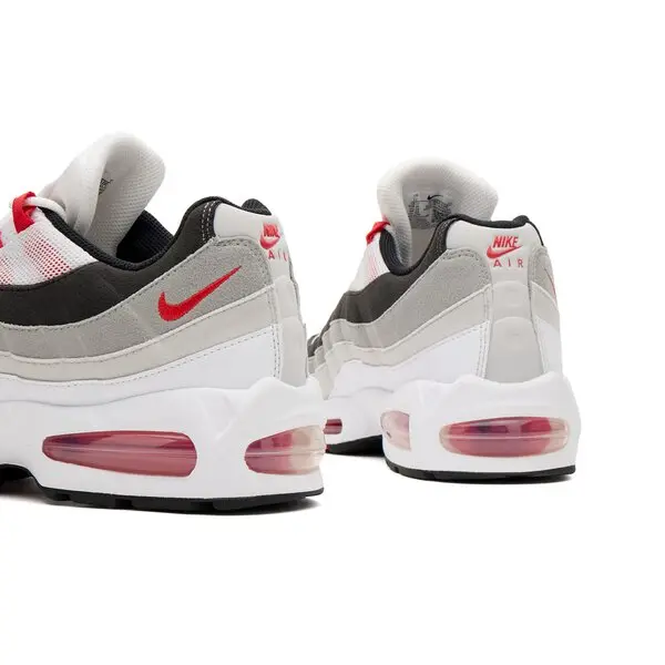 Nike Max 95 Big Bubble Sneaker - White/red/black