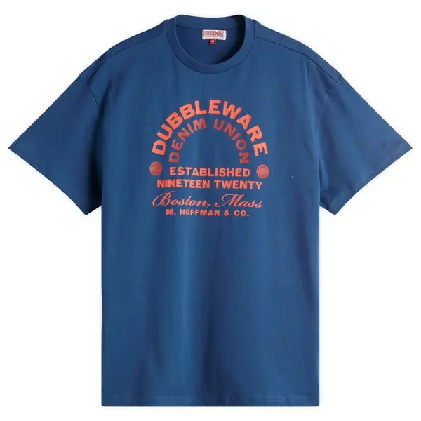 DUBBLEWARE Denim Union T-shirt - Navy