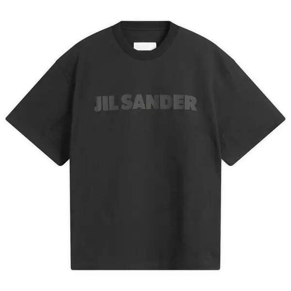 JIL SANDER Logo T-shirt - Black