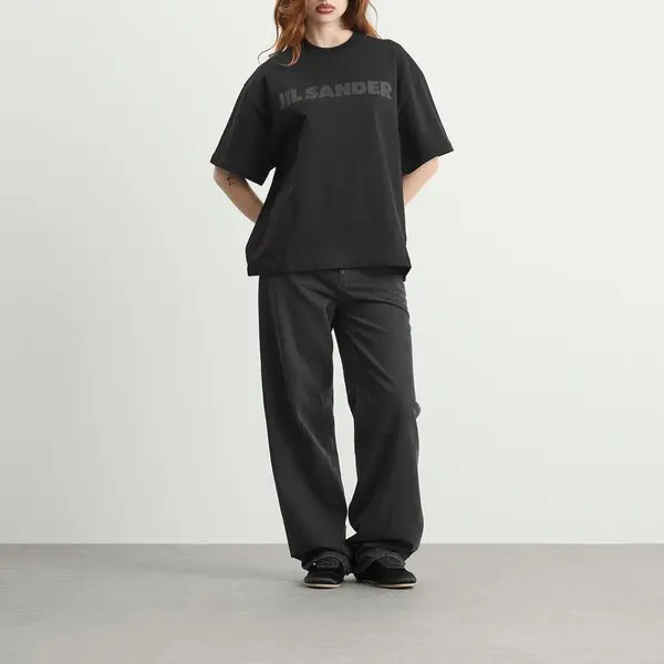 JIL SANDER Logo T-shirt - Black