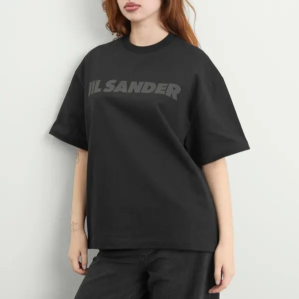 JIL SANDER Logo T-shirt - Black