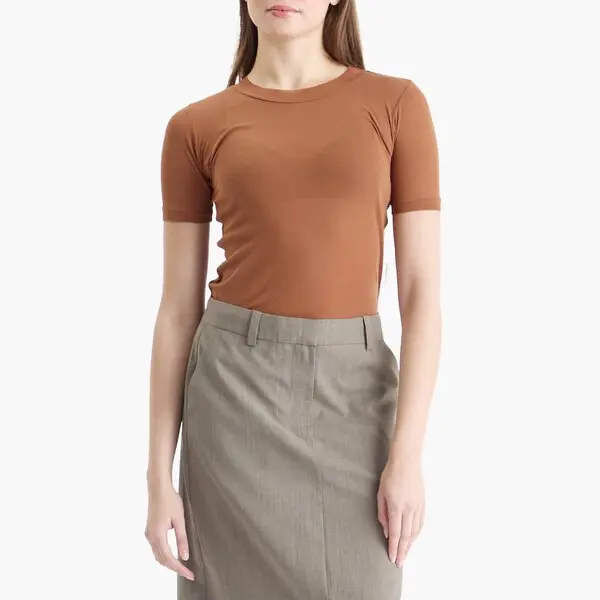 Auralee Sheer Rib T-shirt