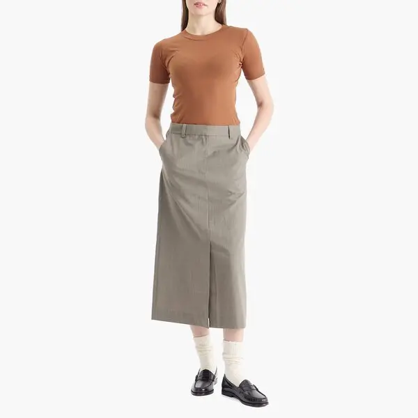 Auralee Sheer Rib T-shirt