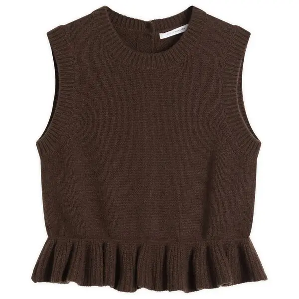 Cecilie Bahnsen Bill Vest - Brown