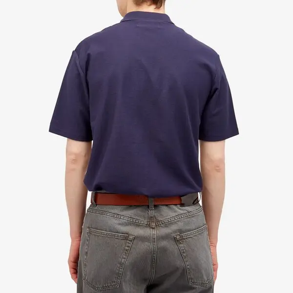 PALMES Textured Zip Polo