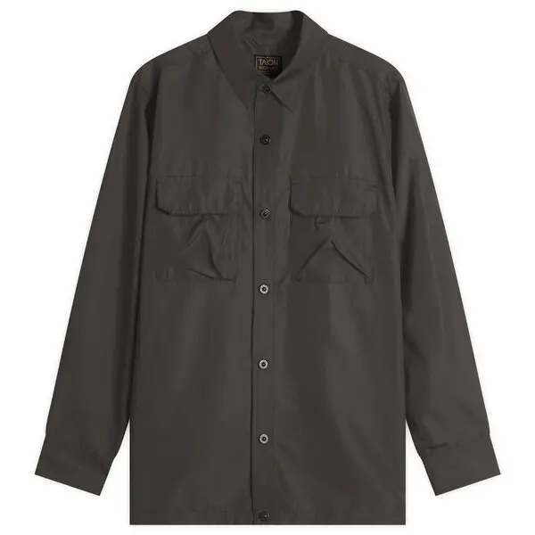 Taion Military Pocket Shirt - Black