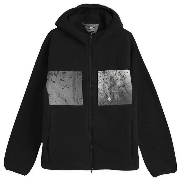 REPRESENT 247 Borg Fleece Jacket - Black