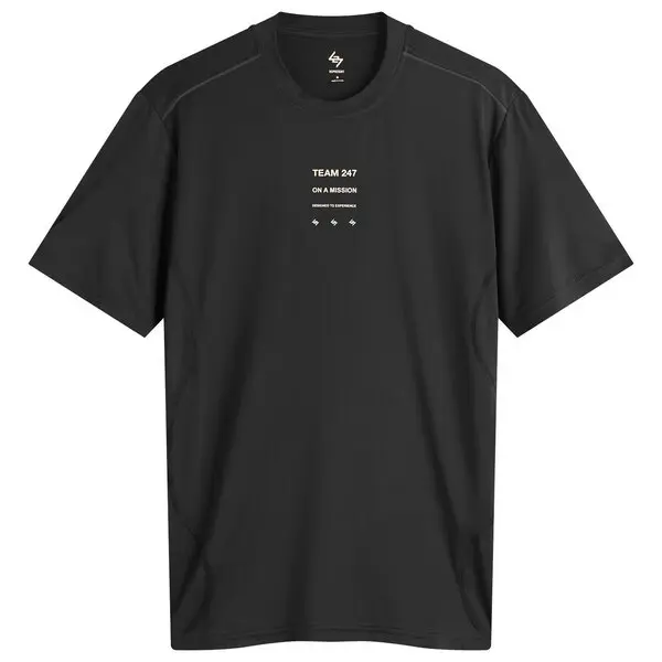 REPRESENT 247 Short Sleeve Runner T-shirt - Black