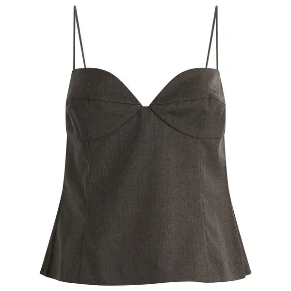 ST. AGNI Wool Cami - Mulch