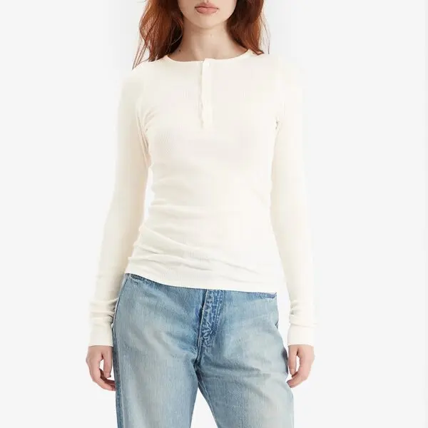 Auralee Organic Soft Rib Pullover