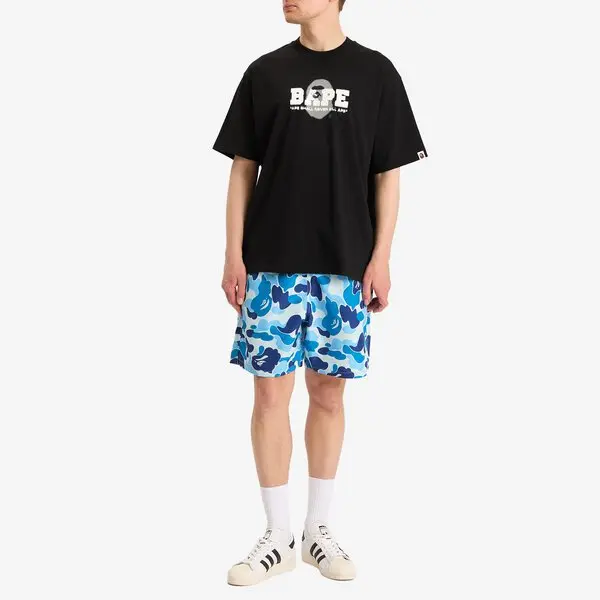 A BATHING APE Graffiti Logo Relaxed Fit Tee