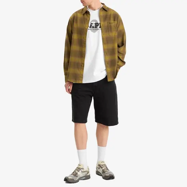 A BATHING APE Graffiti Logo Relaxed Fit Tee