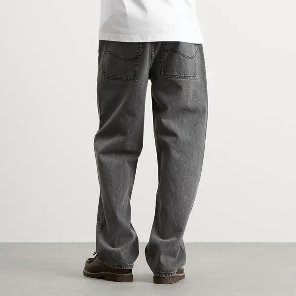 DIME Classic Relaxed Denim Pants - Faded Black